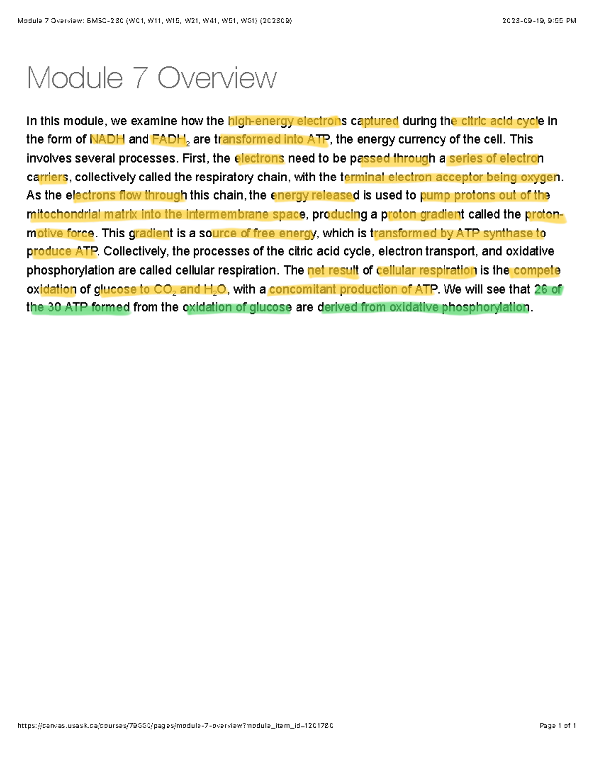 Module 7 - Fall Term 1 (online) - ####### Module 7 Overview: BMSC-230 (W01, W11, W15, W21, W41 ...