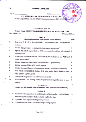 Module 15 Processor operation - Module 1: Functional units of a computer Computer Architecture ...
