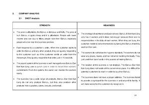 Working experience - Strategic Management - UiTM - Studocu