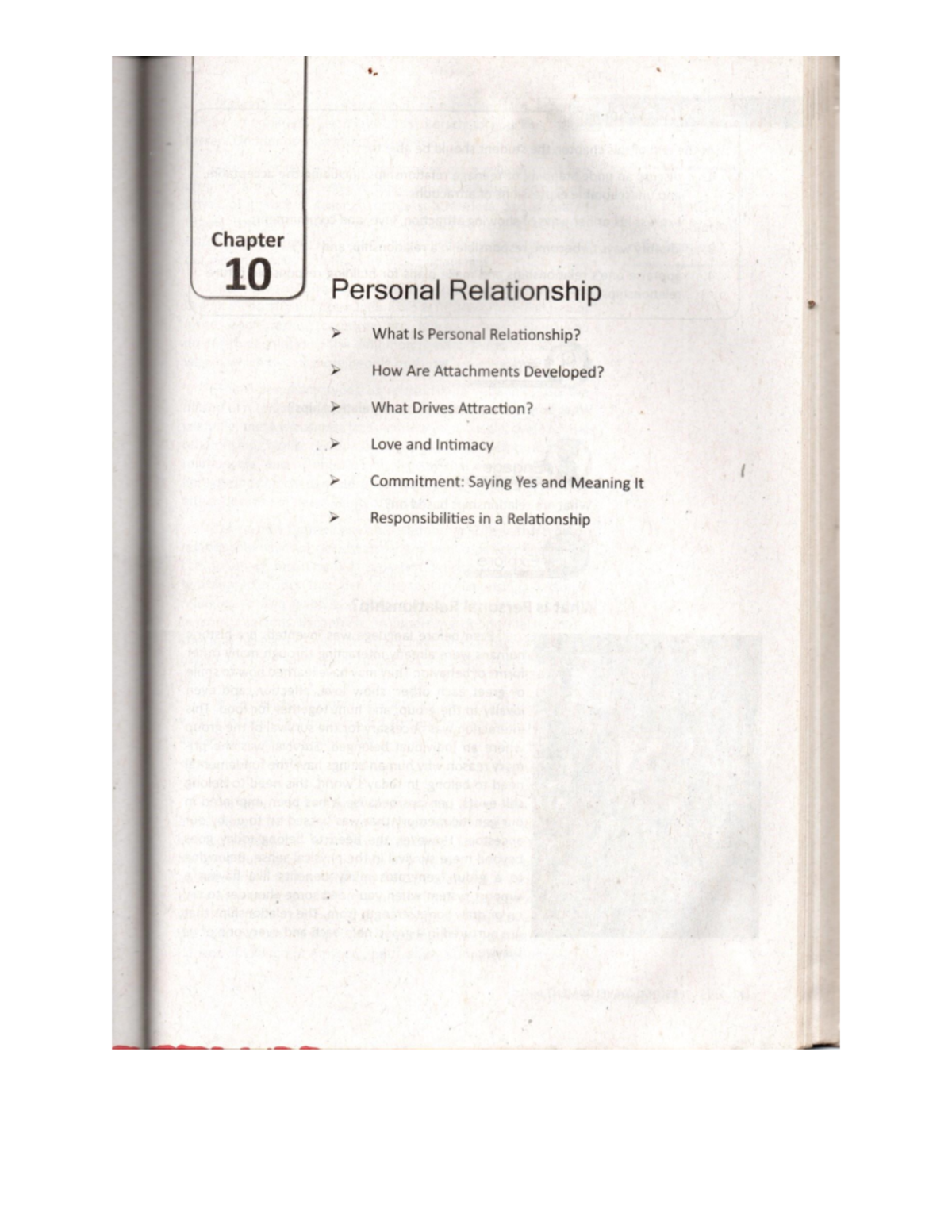 Personal Development Chapter 10 Personal Relationship - Social ...