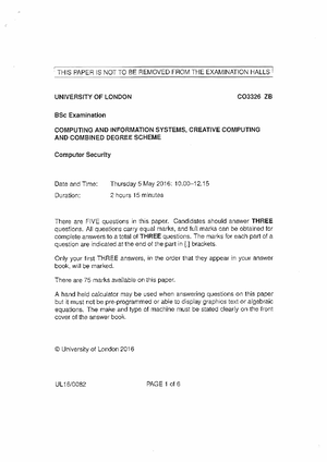 Cache solved examples - Problem # 1 A computer system uses 16-bit memory addresses. It has a 2K ...