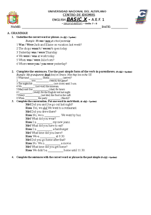 Practical Englih-1 - examen final - VI Practical English Getting lost 1 ...