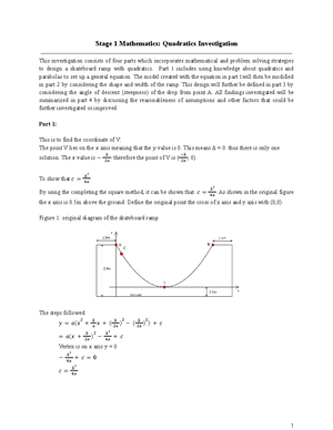 Surge and logistic investigation - The Surge Function (Part A) A surge function is in the form 𝖇 ...
