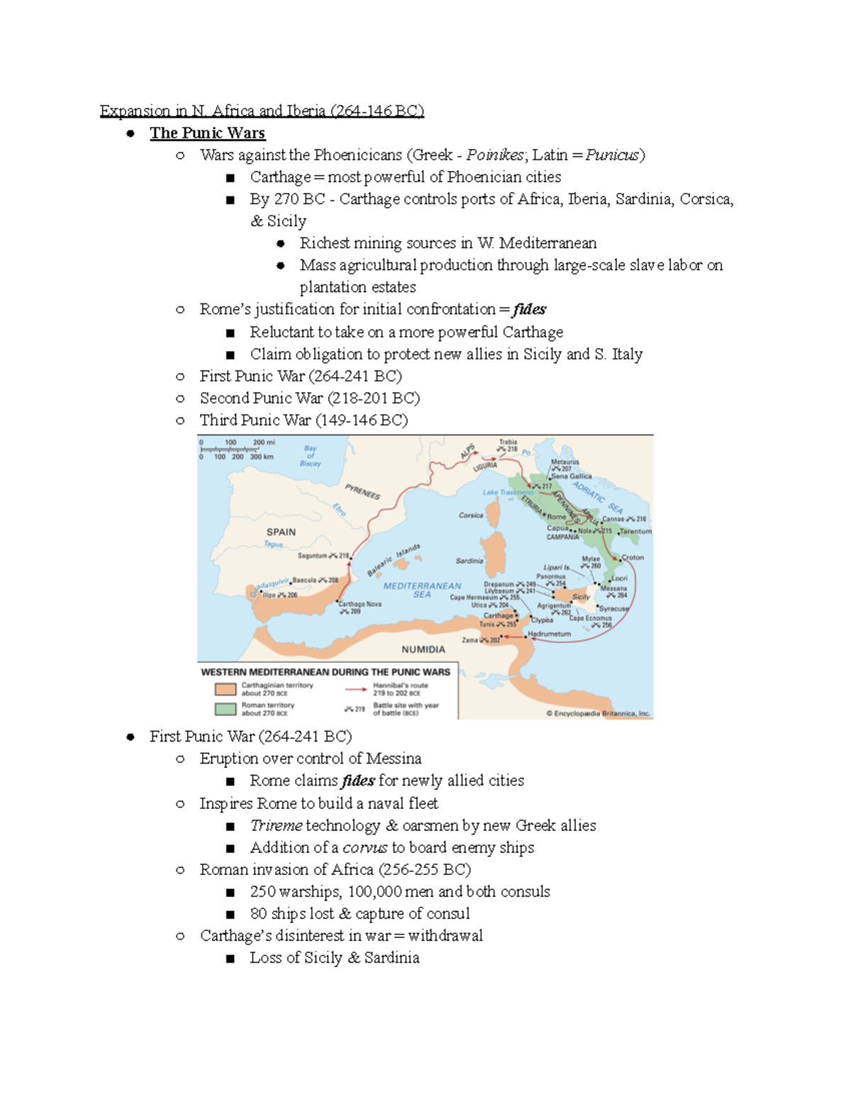 CLAS 105 - 11.1 Lecture (4) - Expansion in N. Africa and Iberia (264 ...