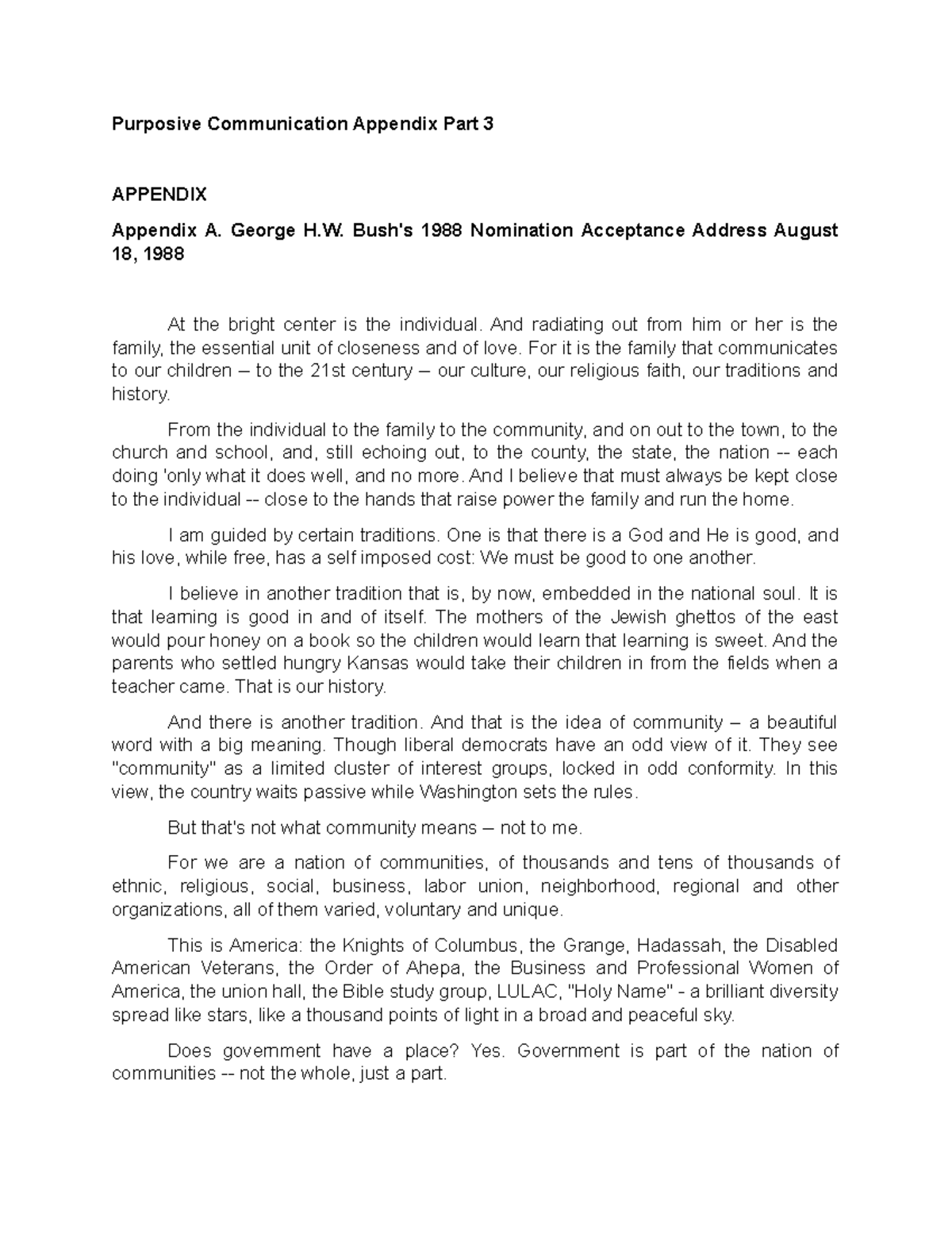 Purposive Communication Appendix Part 3 Notes - Purposive Communication ...