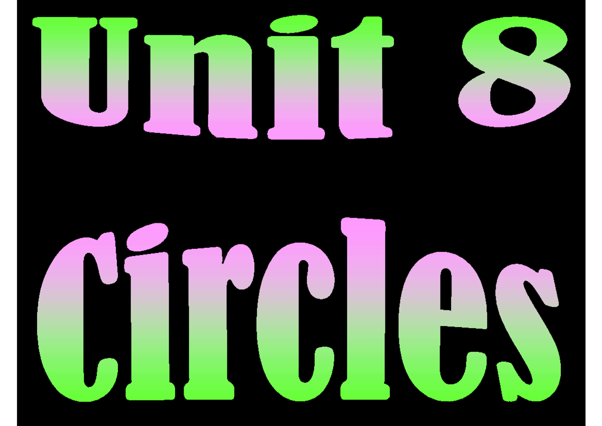 Circle study guide - Analytical Geometry of two dimensions - Studocu