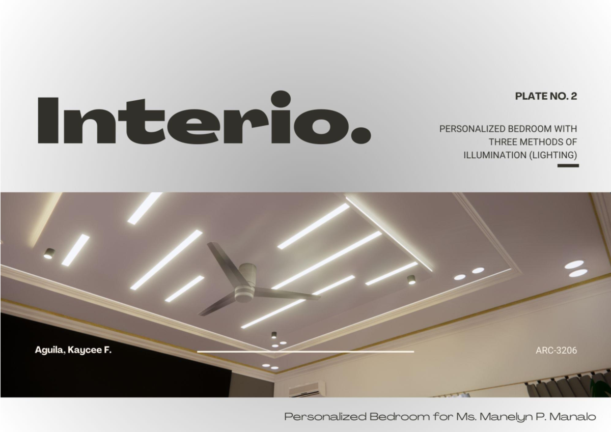 BU Print - LIGHTING ILLUMINATION - BS Architecture - Studocu