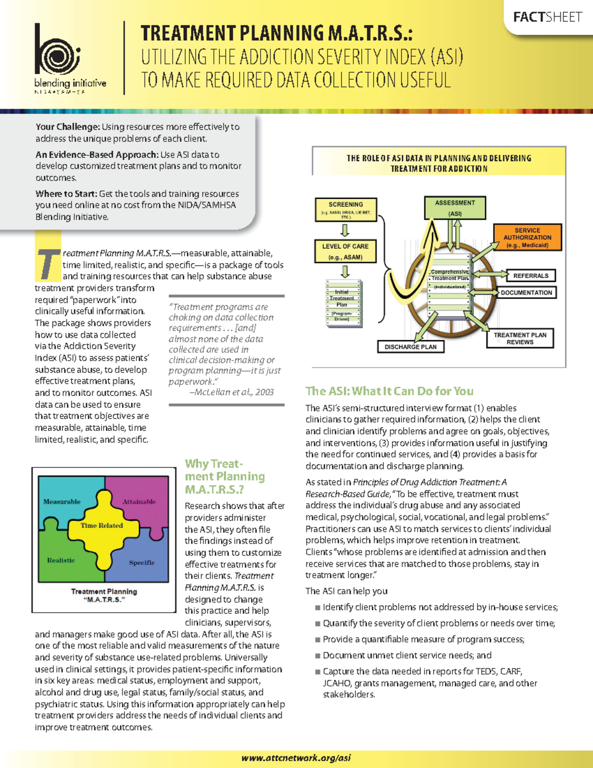 Tx Plan Matrs Factsheet - FACTSHEET TREATMENT PLANNING M.A.T.R ...