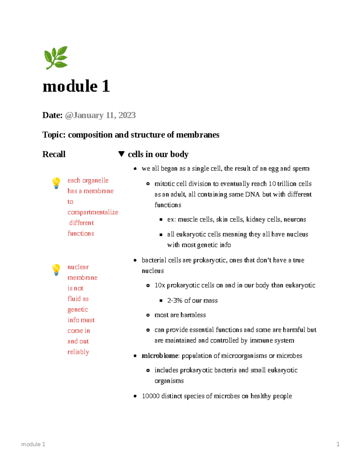 Module 1 - mod 1 - 4 module 1 Date: Topic: composition and structure of ...