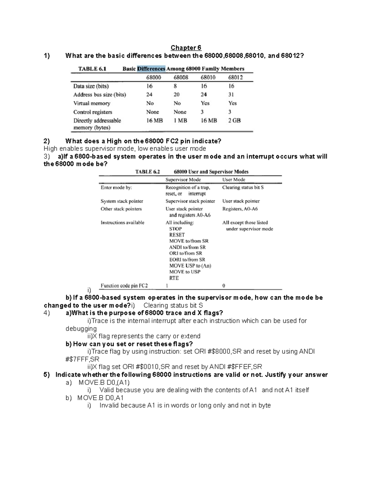 Ch6-7 problems - HW Problem Solutions - Chapter 6 What are the basic differences between the ...