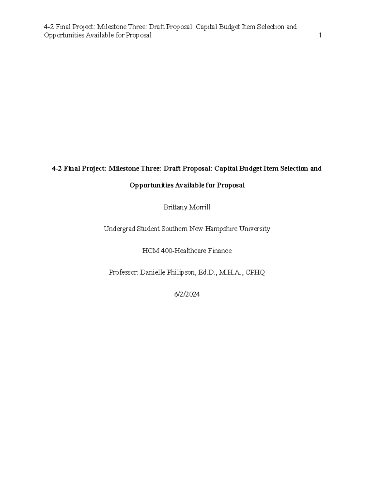 Milestone Three - paper - 4-2 Final Project: Milestone Three: Draft ...