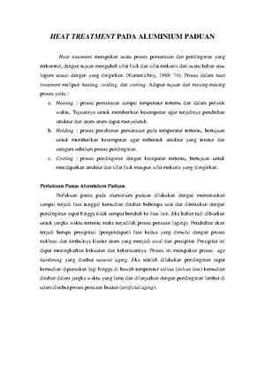 Perlakuan Panas - Materi Kuliah - Perlakuan Panas Proses perlakuan yang ...