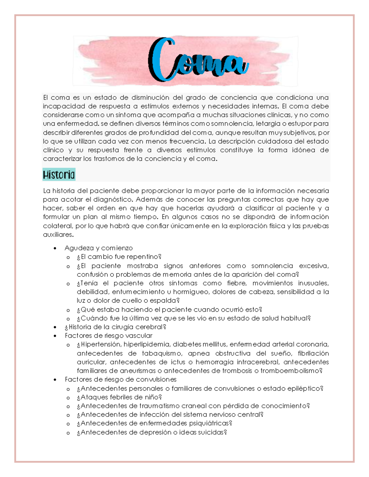 Coma - coma, imagenologia - El coma es un estado de disminución del ...