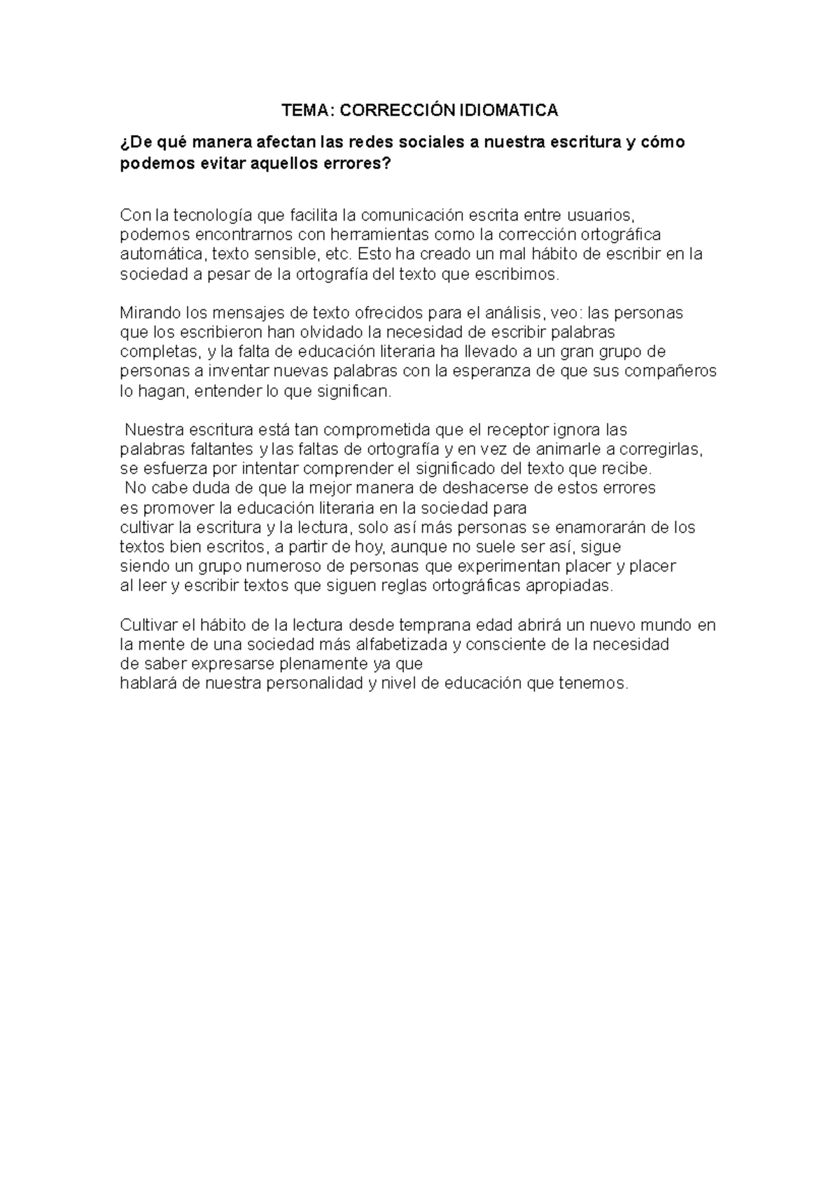 De qué manera afectan las redes sociales a nuestra escritura y cómo ...