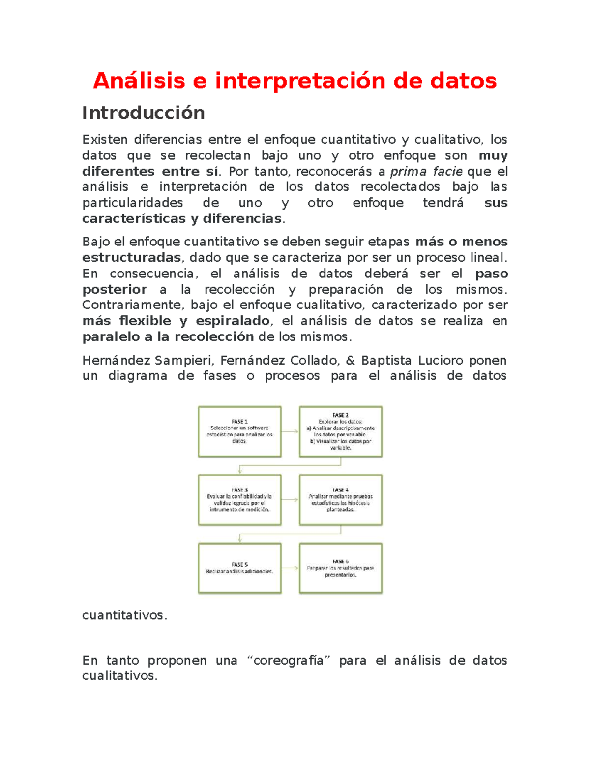 Análisis e interpretación de datos - Análisis e interpretación de datos ...