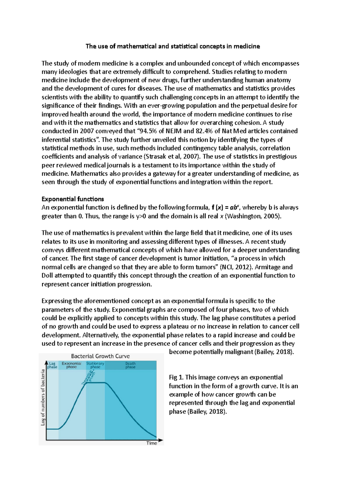 Quantitative Skills for Science Report - The use of mathematical and ...