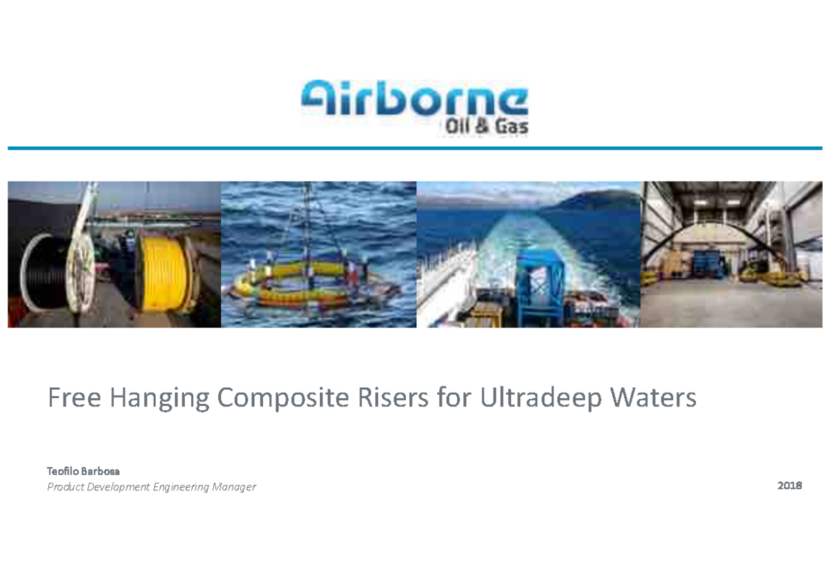 Airbon - Composite Riser - Free Hanging Composite Risers for Ultradeep ...