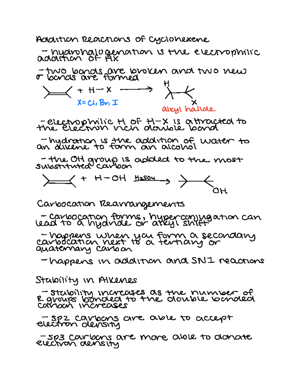 Addition Reactions - course material - Addition Reactions of ...