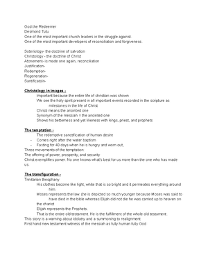 Exam 1 Study Guide - Exam 1 Study Guide Terms: Theology: the “talk ...