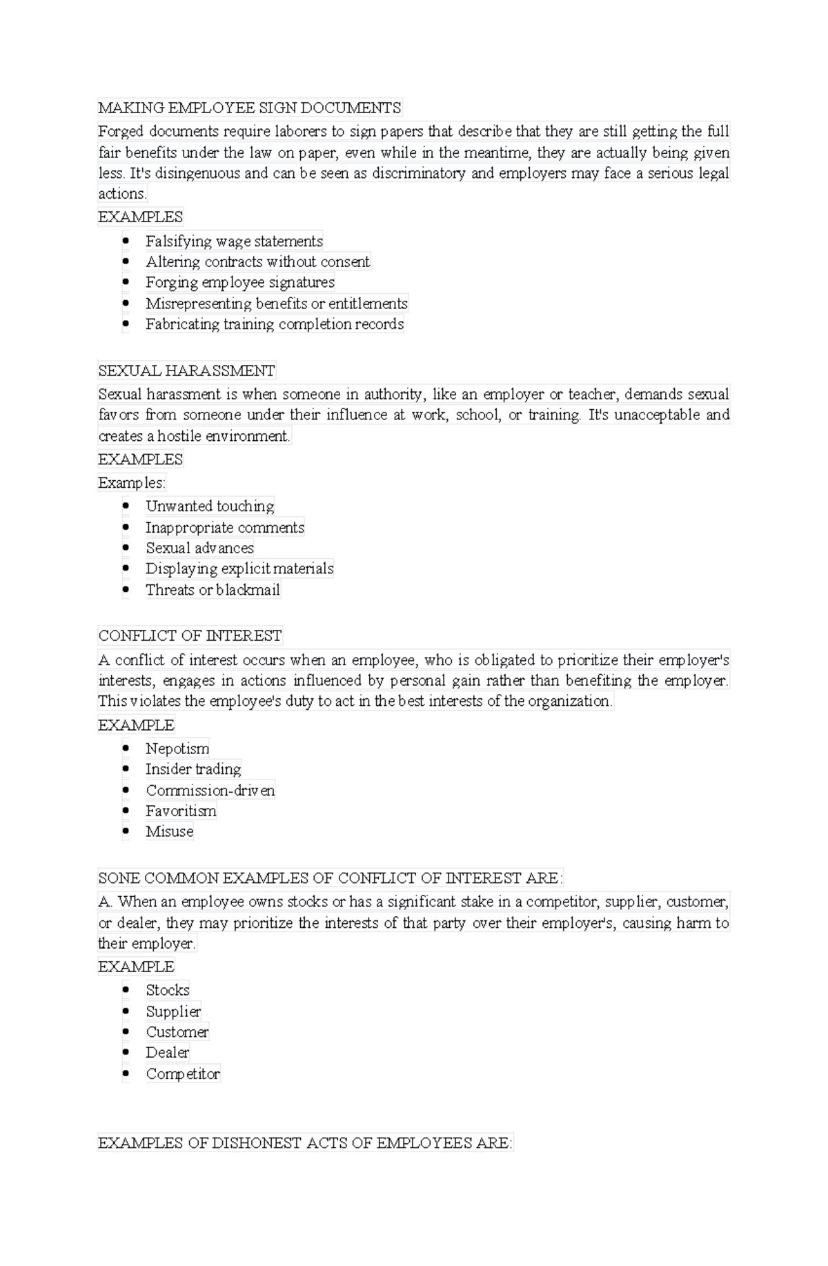 Making Employee SIGN Documents - MAKING EMPLOYEE SIGN DOCUMENTS Forged ...