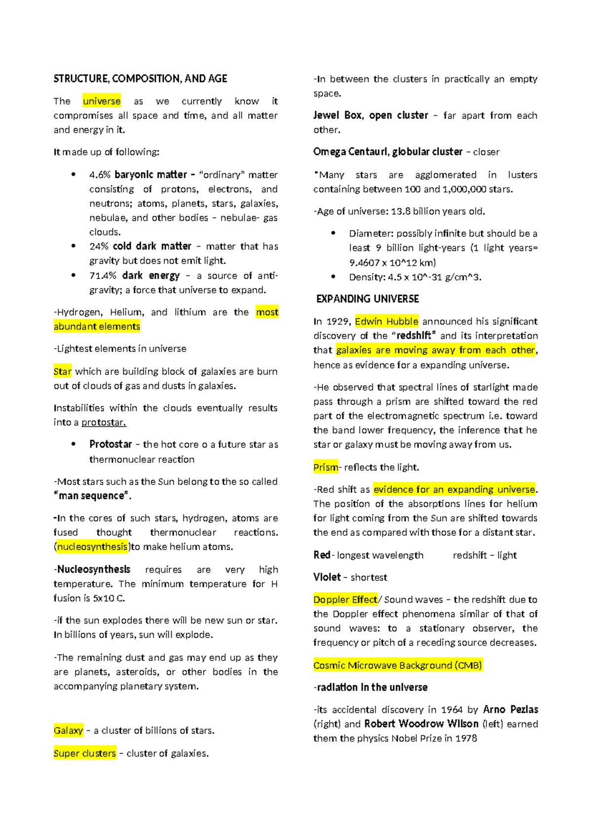 Theories of the origin of the Universe - STRUCTURE, COMPOSITION, AND ...