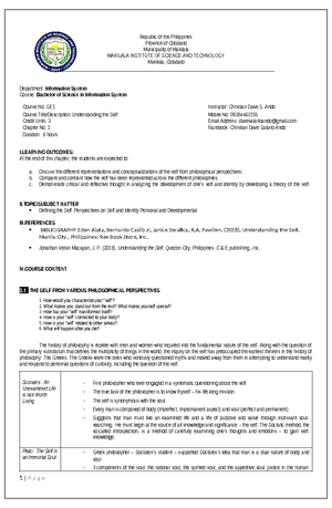 NSTP-L1-4 - NATIONAL SERVICE TRAINING MODULE 1 TO MODULE 4 INTRODUCTION ...