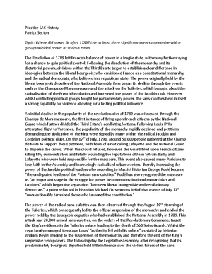 Year 11 Business Management Unit 1 Exam Revision Sheet - Year 11 ...