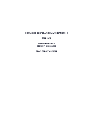 10- PRME Worksheet - Conestoga College has recently committed to the ...