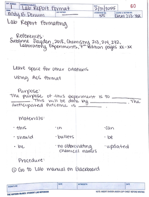 Vinegar titration lab - part of lab report - Calculations: Moles of ...