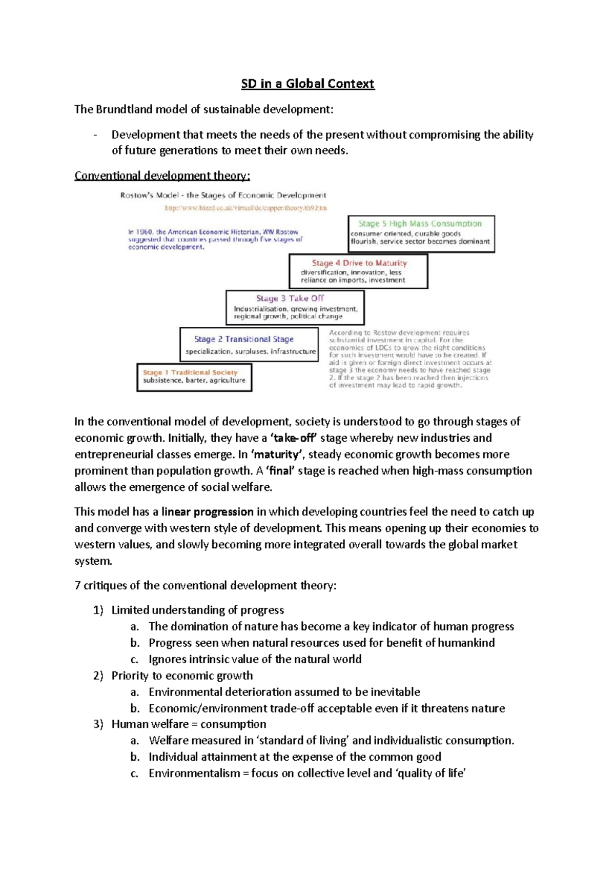 SD in a Global Context summaries - SD in a Global Context The ...