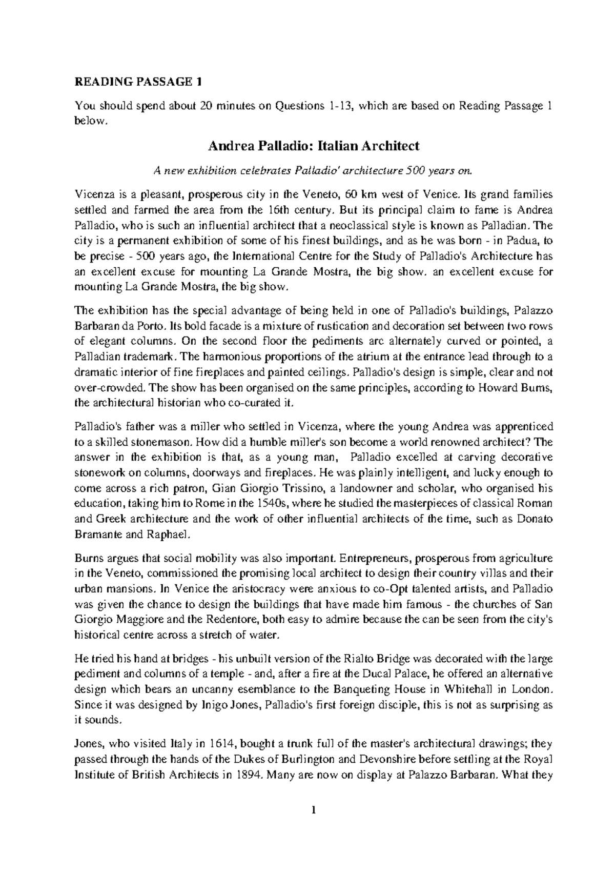 [Reading] IU Recent Actual Test 1 - READING PASSAGE 1 You should spend ...