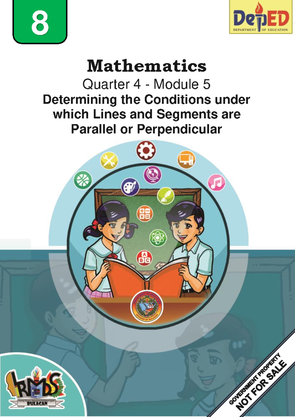 Mathematics 8 Q4 Module 5 corrected - 8 ‘ Mathematics Quarter 4 - Module 5 Determining the - Studocu