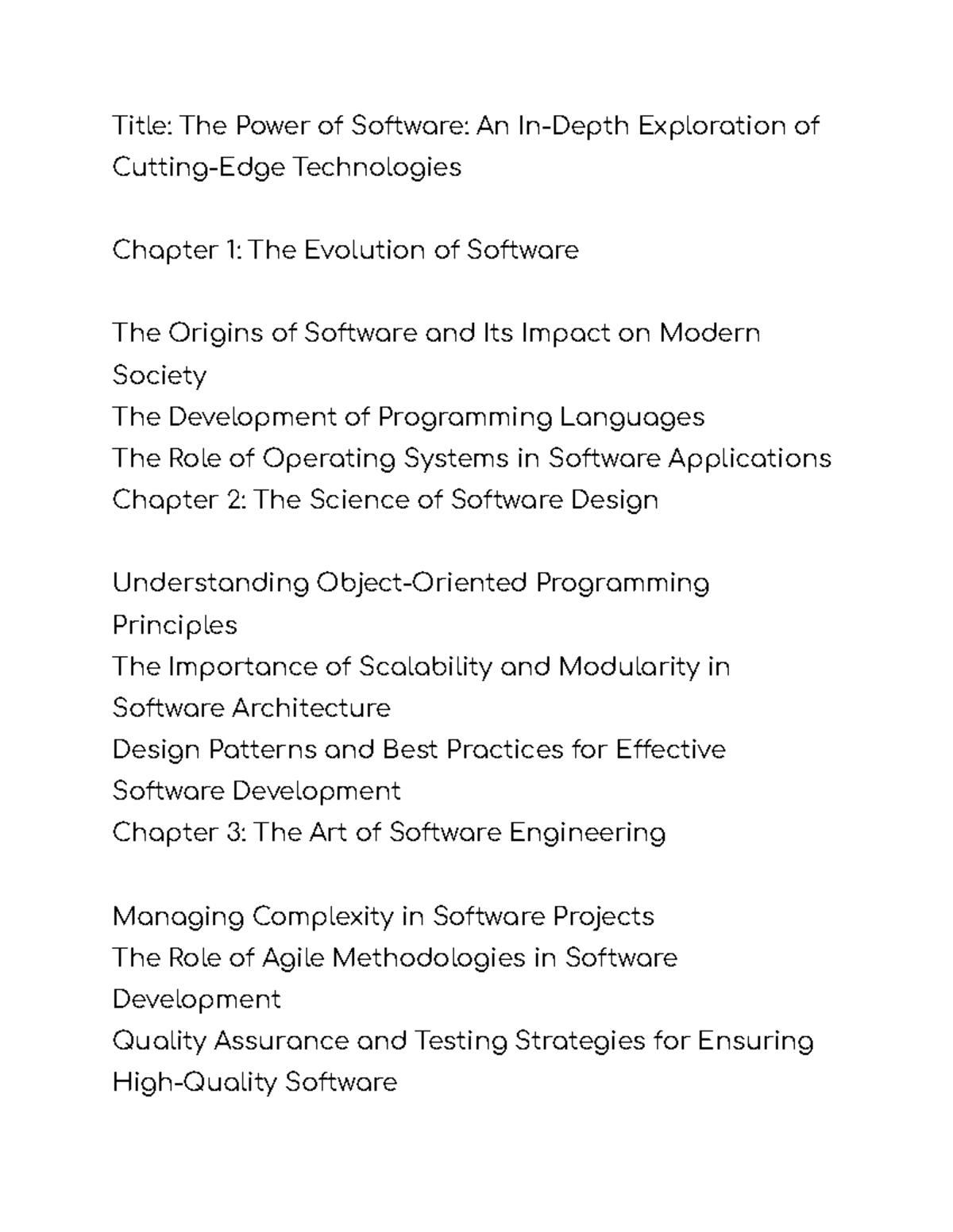 The Power of Software- An In-Depth Exploration of Cutting-Edge ...