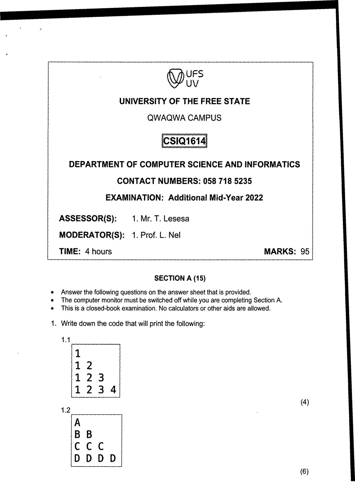 321Z71S 001LMB9GV0006C1 - EBCS1514 - Studocu