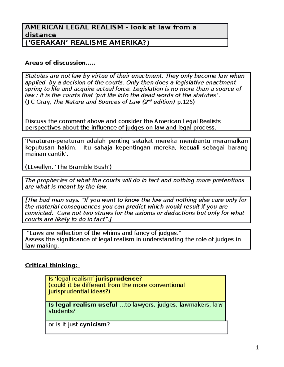 American Legal Realism - [ed. 2018 ] - AMERICAN LEGAL REALISM - look at ...