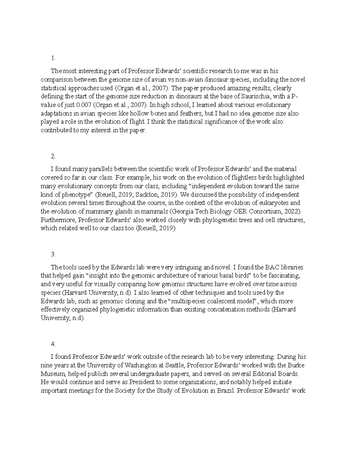 Scienttist Spotlight 1 - 1. The most interesting part of Professor ...