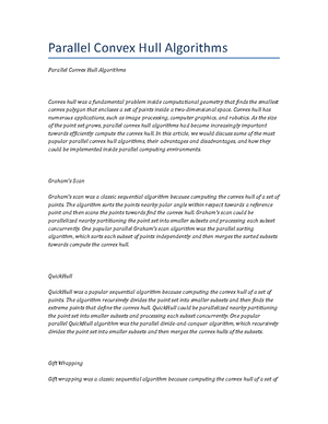 Performance Evaluation and Analysis for Parallel Computing - Performance Evaluation and Analysis ...