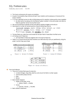 Querying Relational Data - A relational database query (query, for short) is a question about ...