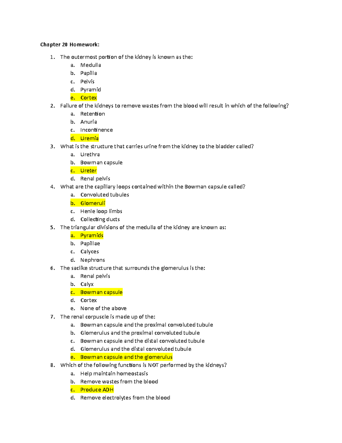 Chapter 20 Homework - study guide - Chapter 20 Homework: The outermost ...