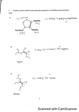 Organic Chemistry Chapter 5 Part 1 Notes - Chapter 5 Notes Part I Read ...