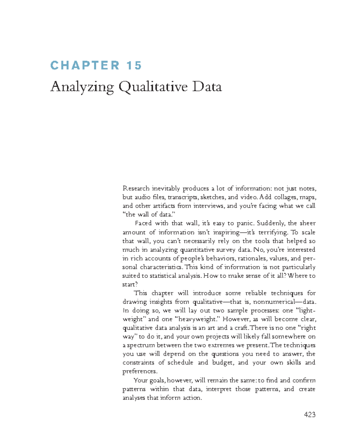 First-page-pdf - Qualitative Research - 423 Research inevitably ...