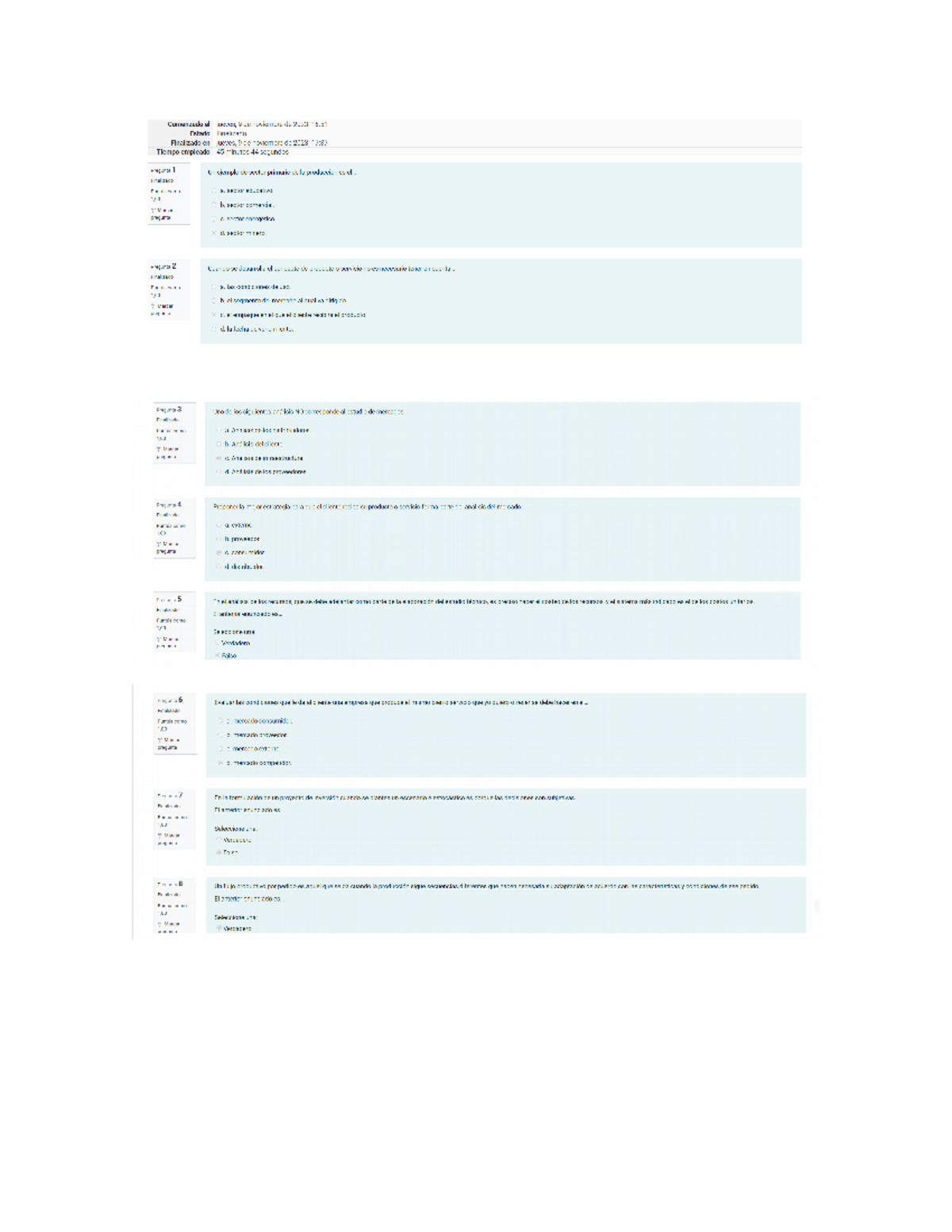 Cuestionario Formulacion Proyectos - Formulacion y evaluacion de proyectos - Studocu