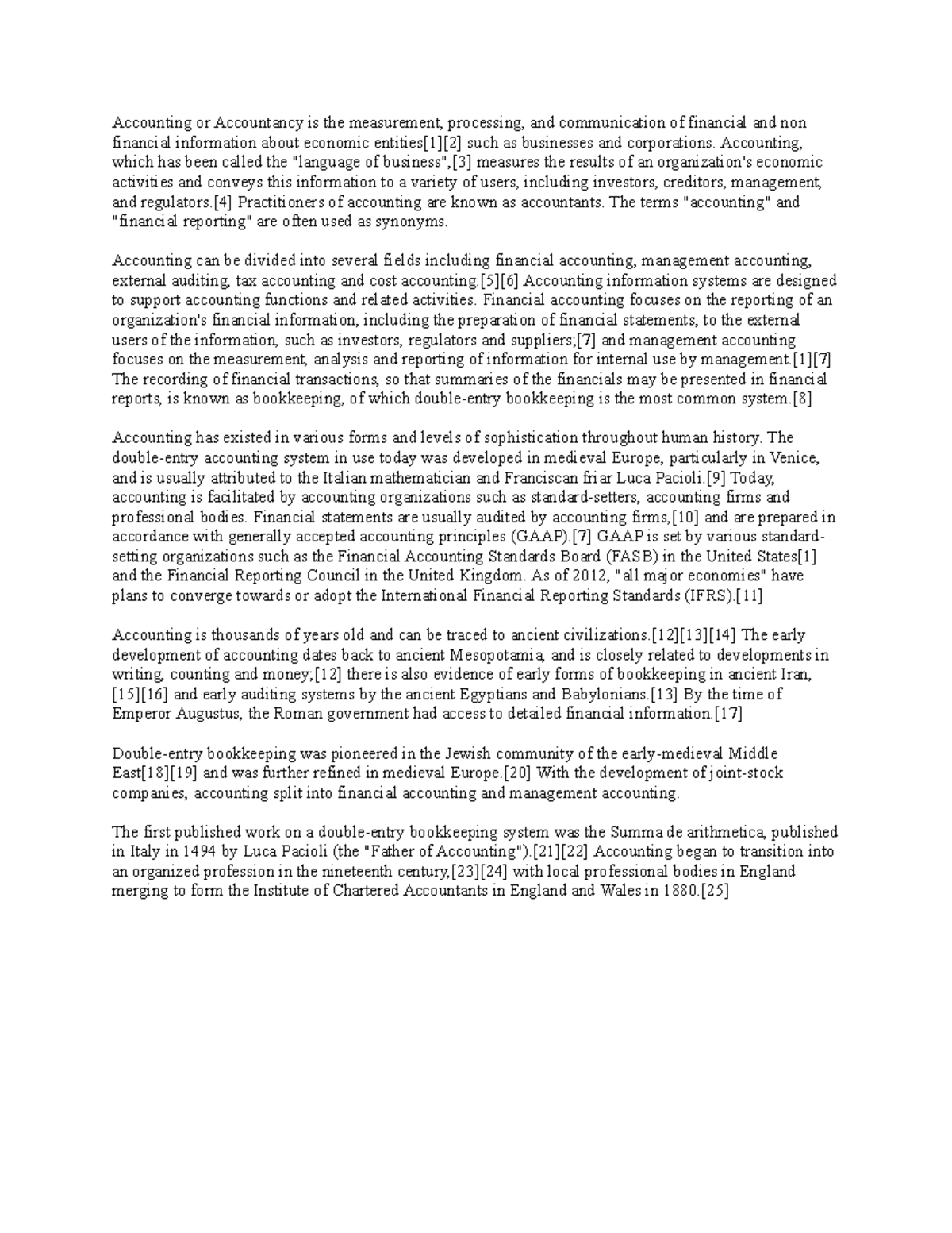 Basic Accounting Principles Accounting Notes Ac101 Accounting Or