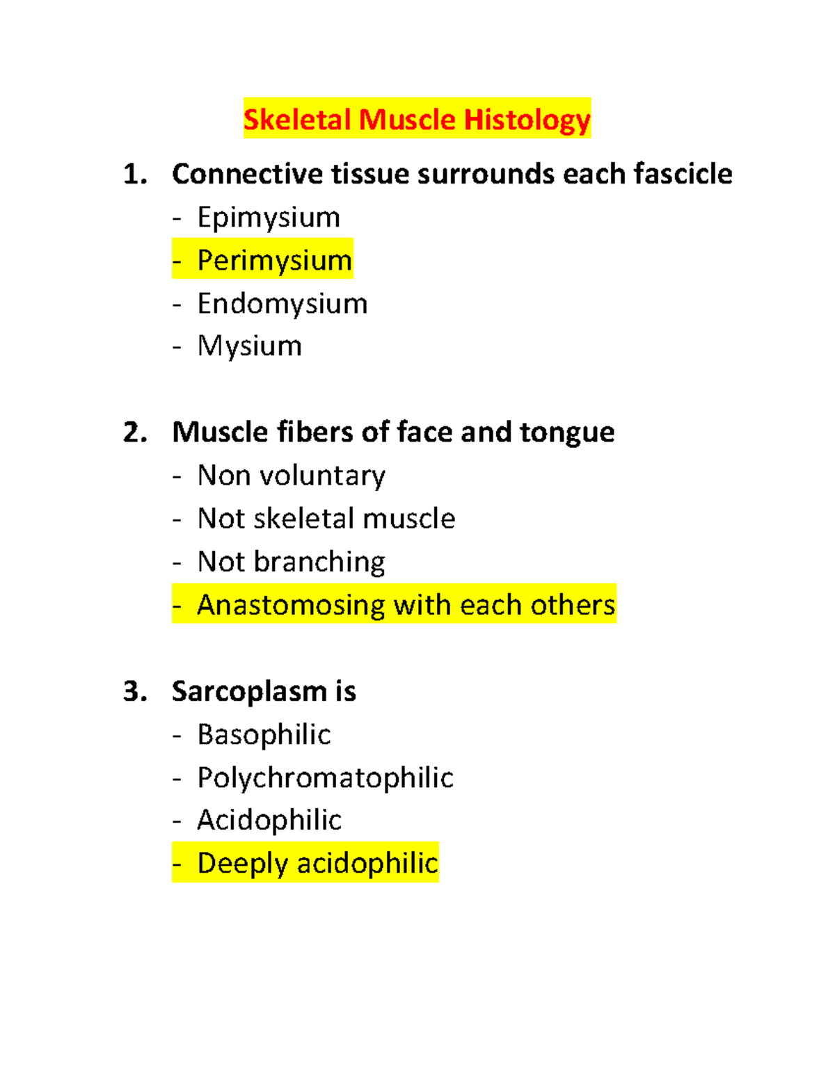 Skeletal Muscle Histology - Skeletal Muscle Histology Connective tissue ...