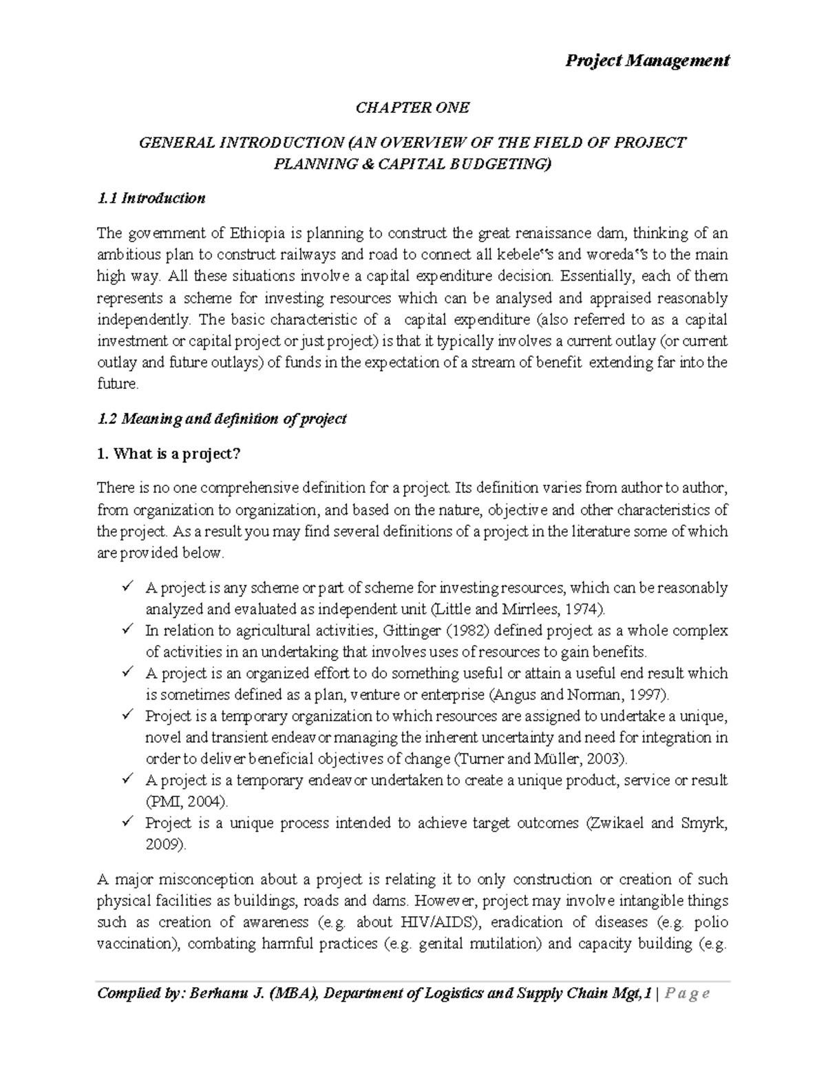 PDF - practice - CHAPTER ONE GENERAL INTRODUCTION (AN OVERVIEW OF THE ...