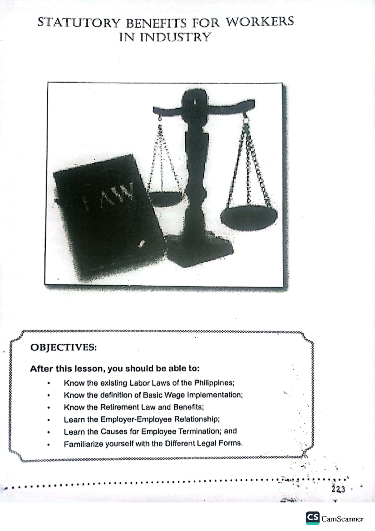 Statutory Benefits for Workers in Industry - Accountancy - Studocu