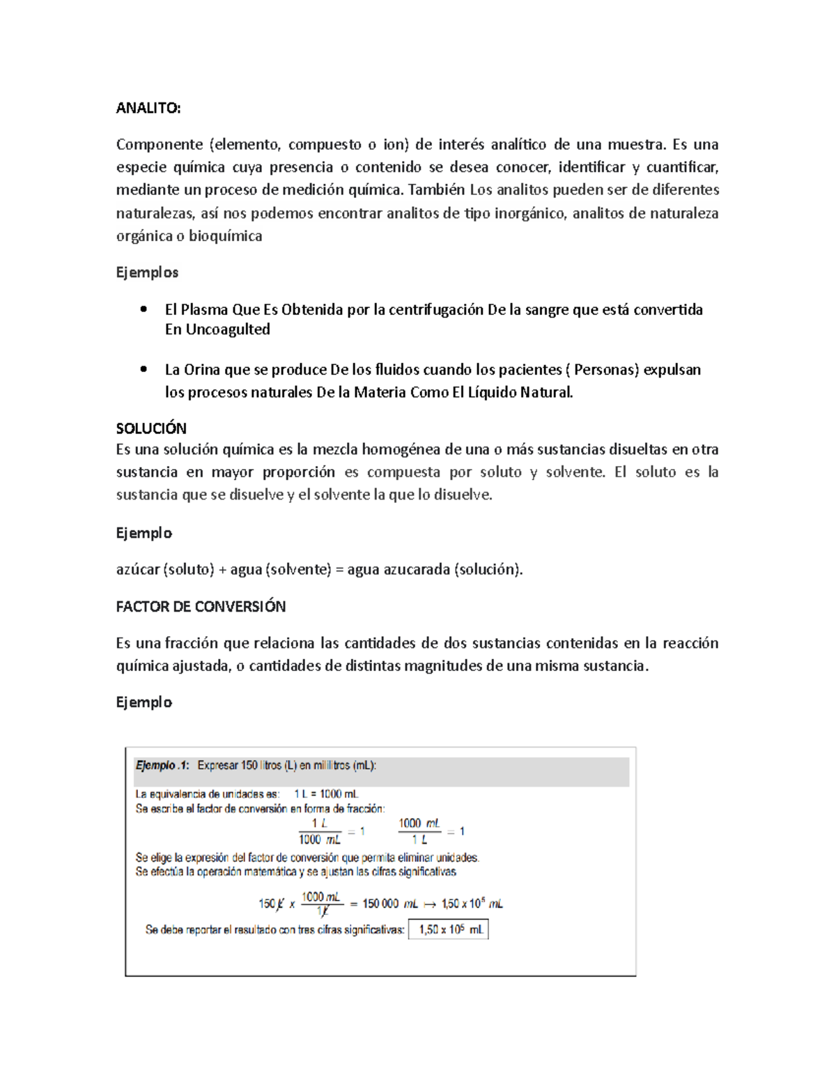 Analitico taller - todo relacionado con el analito - ANALITO ...