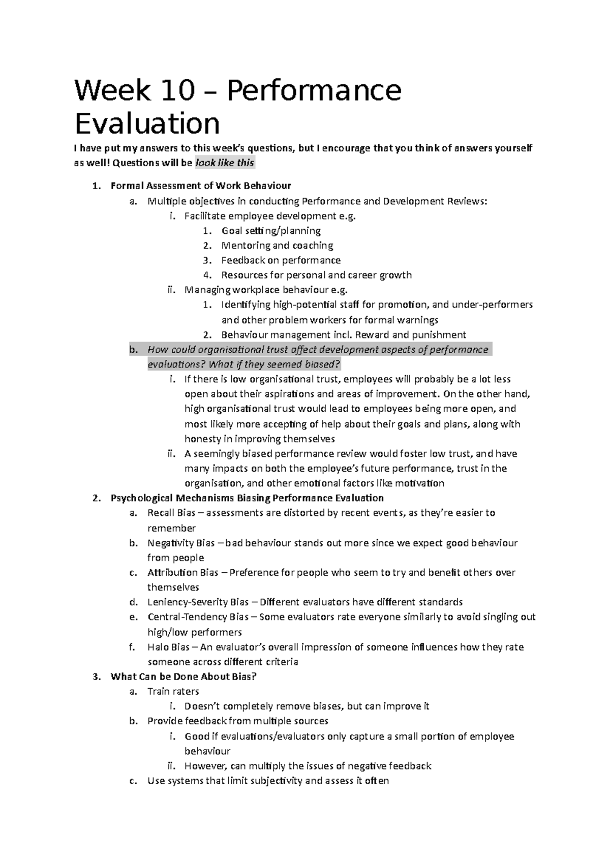 PSYU3338 W10 T1 - Detailed tutorial notes - Week 10 – Performance ...