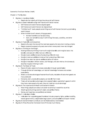 Econ 211 class notes part 2 - Principles of Microeconomics - Market ...