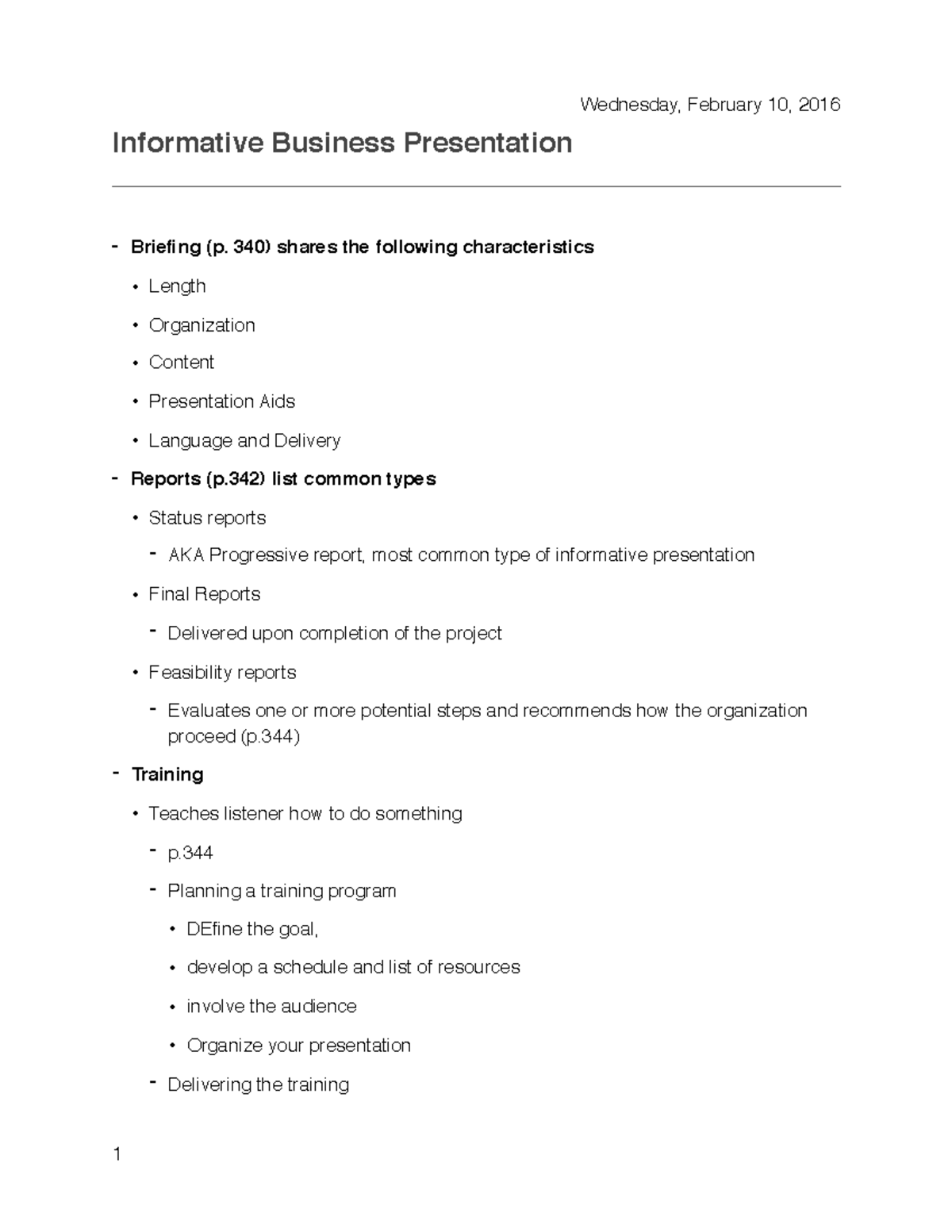 Informative Business Presentation - 340) shares the following ...